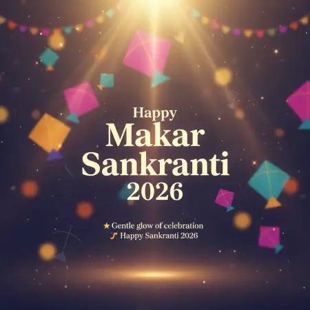 🔥 Happy Makar Sankranti 2026 Wishes For Youtube Thumbnail Background