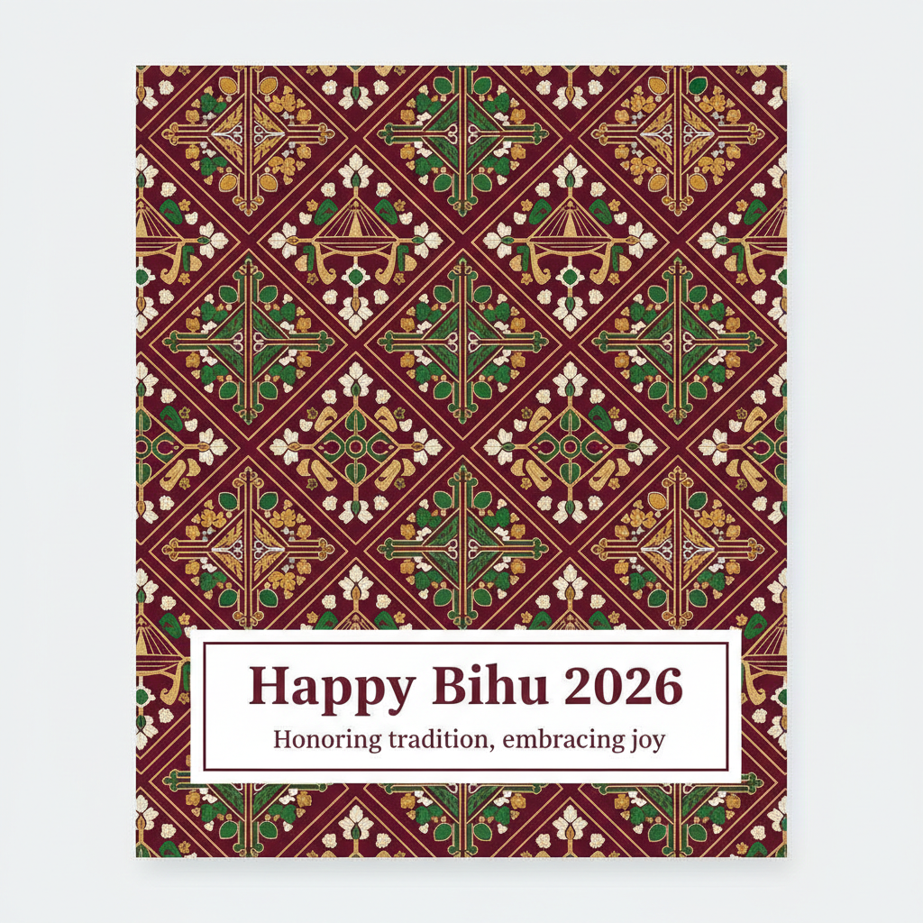 🔥 Happy Bihu 2026 Reel Caption Background Free Download 2026 | USA, U