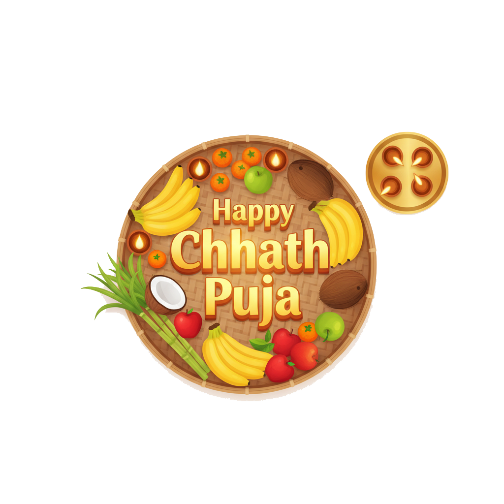 🔥 Happy Chhath Puja Png High Resolution PNG Image Free Download 2025