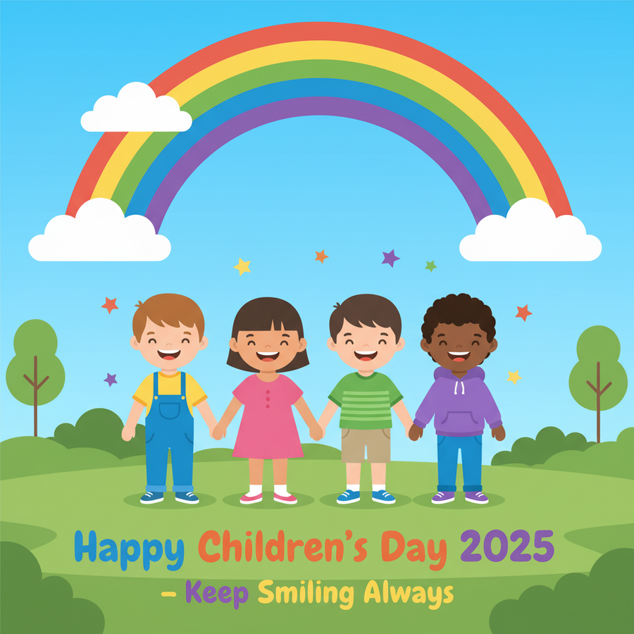 🔥 Happy Childrens Day 2025 Hashtags For Instagram Background Free Do