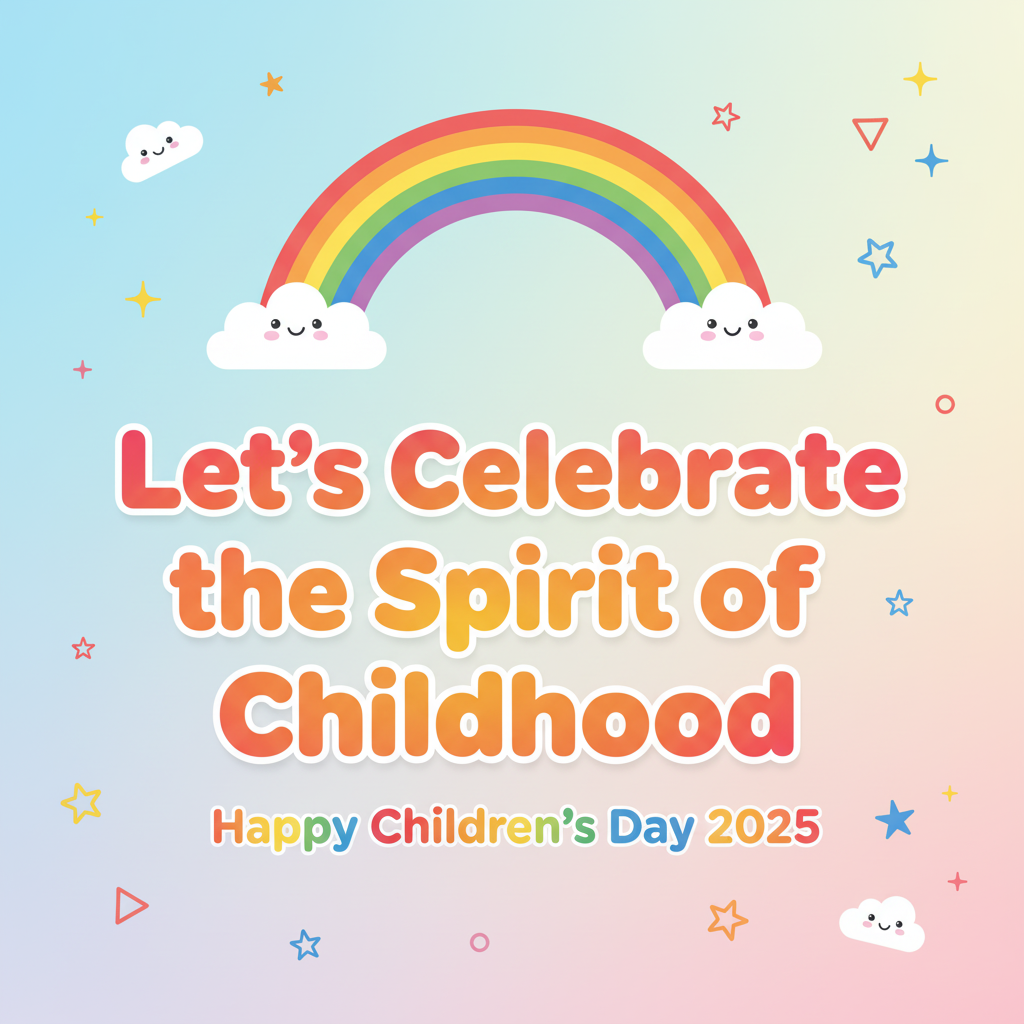 🔥 Happy Childrens Day 2025 Heart Touching Message Background Free Dow