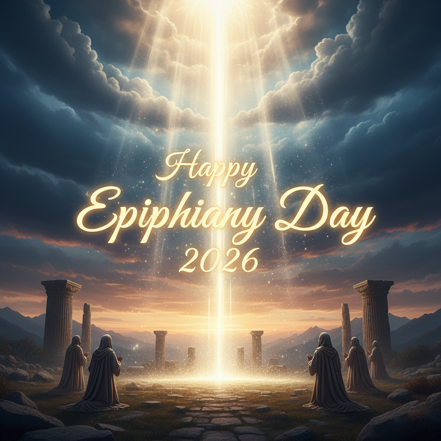 Happy Epiphany Day 2026 Church Poster Design (HD) – Free