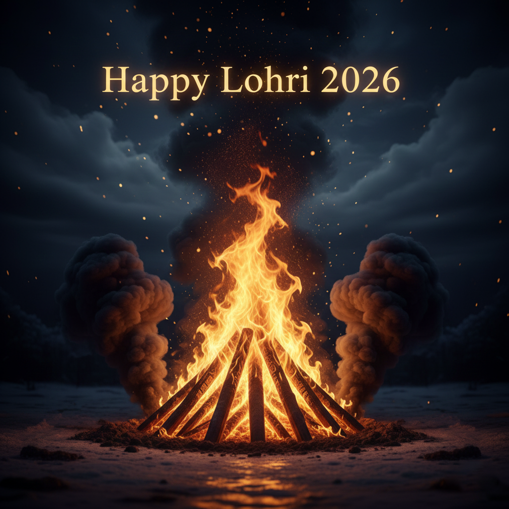 🔥 Happy Lohri 2026 Wishes For Friends And Family Background Free Down