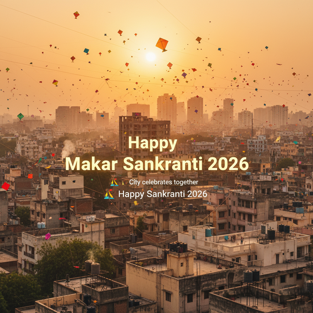 🔥 Happy Makar Sankranti 2026 Wishes Reel Caption Background Free Down
