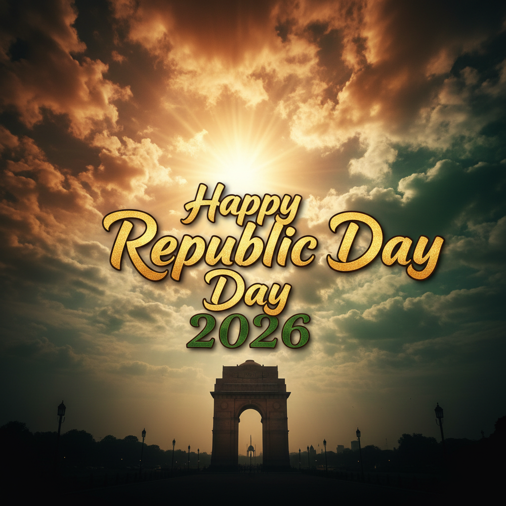 🔥 Happy Republic Day 2026 Republic Day Red Fort Image Background Free