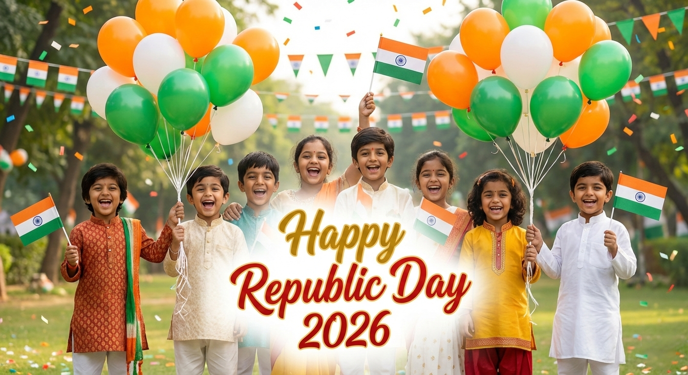 🔥 Happy Republic Day 2026 Republic Day Wishes For School Background F