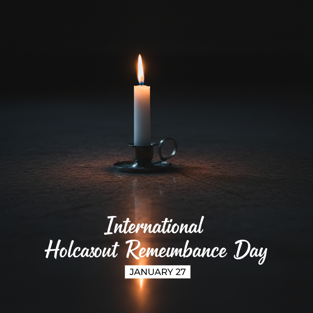 🔥 International Holocaust Remembrance Day 2026 Background Free Downlo