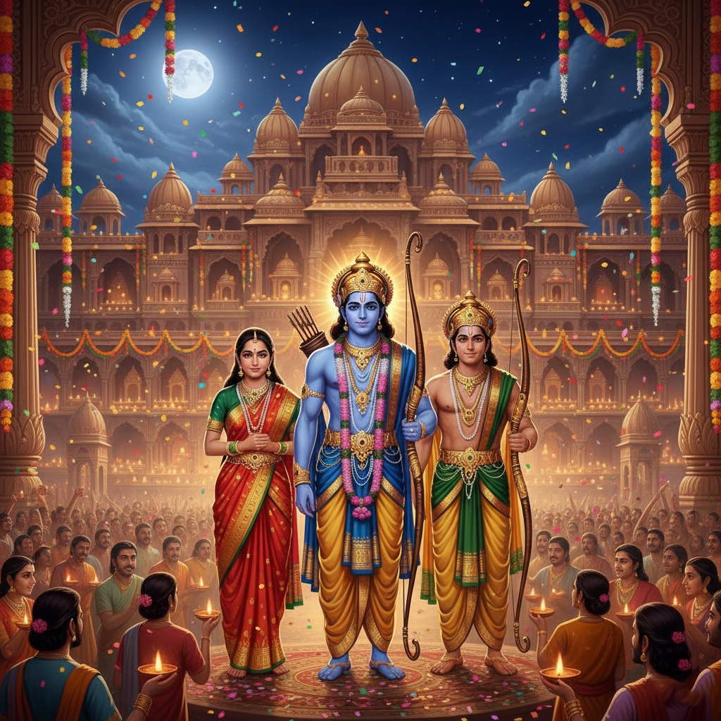 🔥 Lord Rama Cartoon Background For Kids Background Free Download 2025