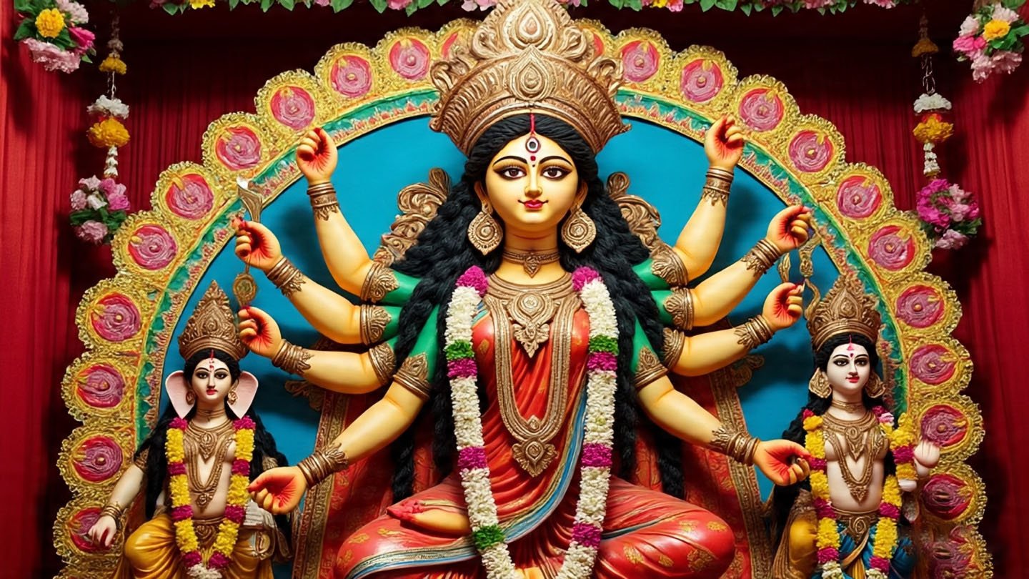 🔥 Maa Durga Photo For Navratri Invitation Card Background Free Downlo