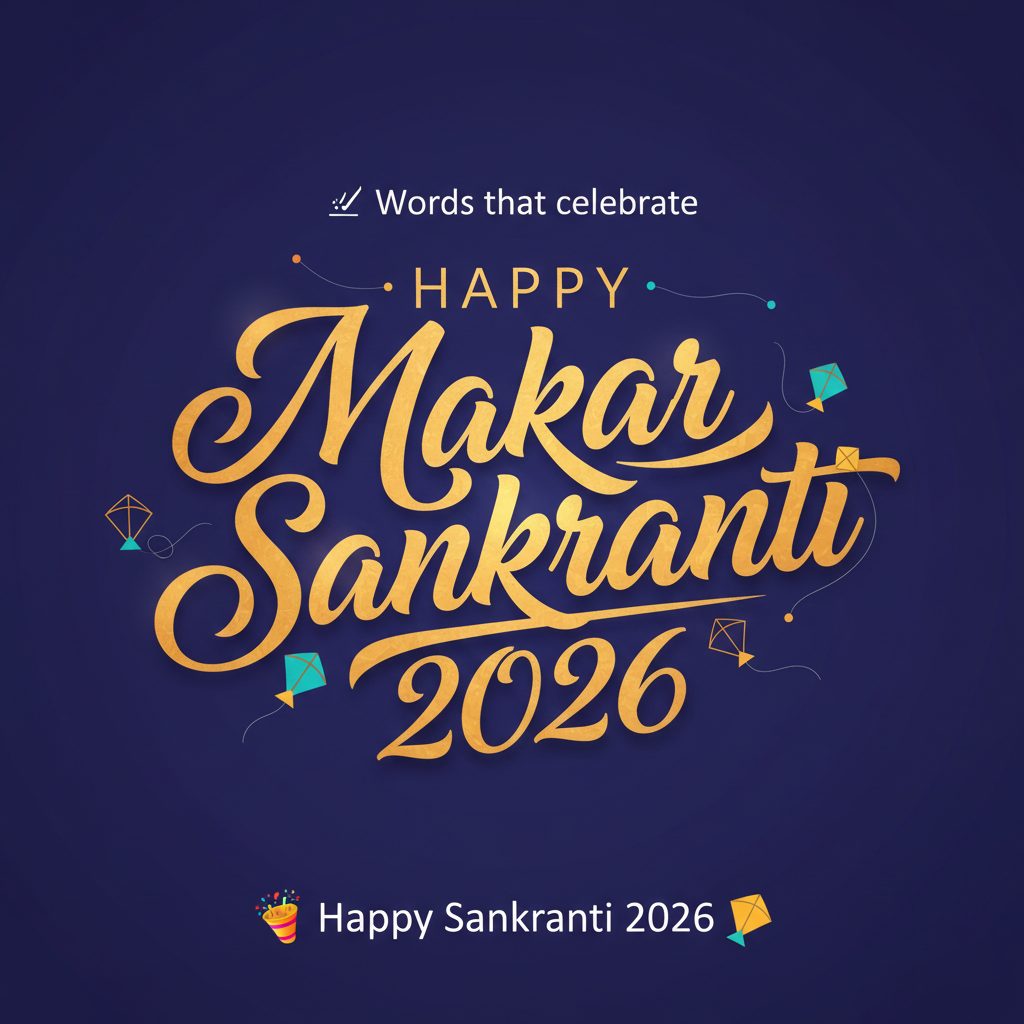 🔥 Makar Sankranti 2026 Wishes For Loved Ones Background Free Download