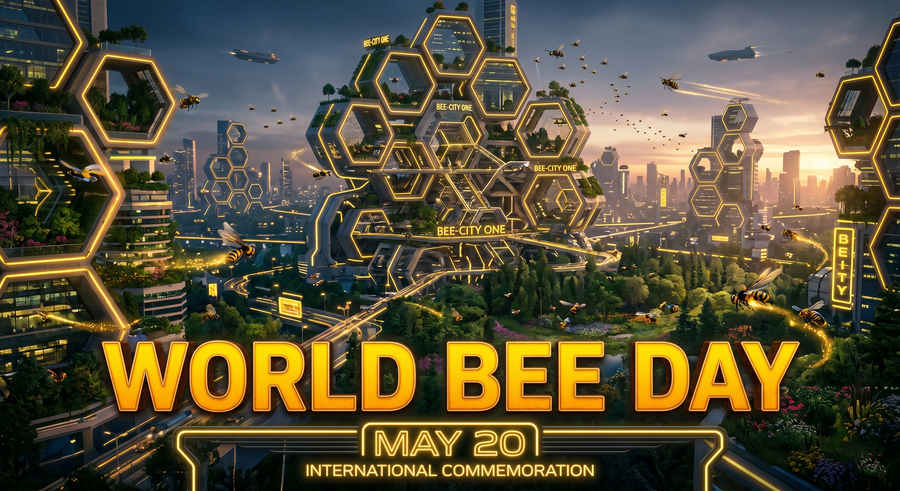 World Bee Day 2026 Images Hd 4k Free Download