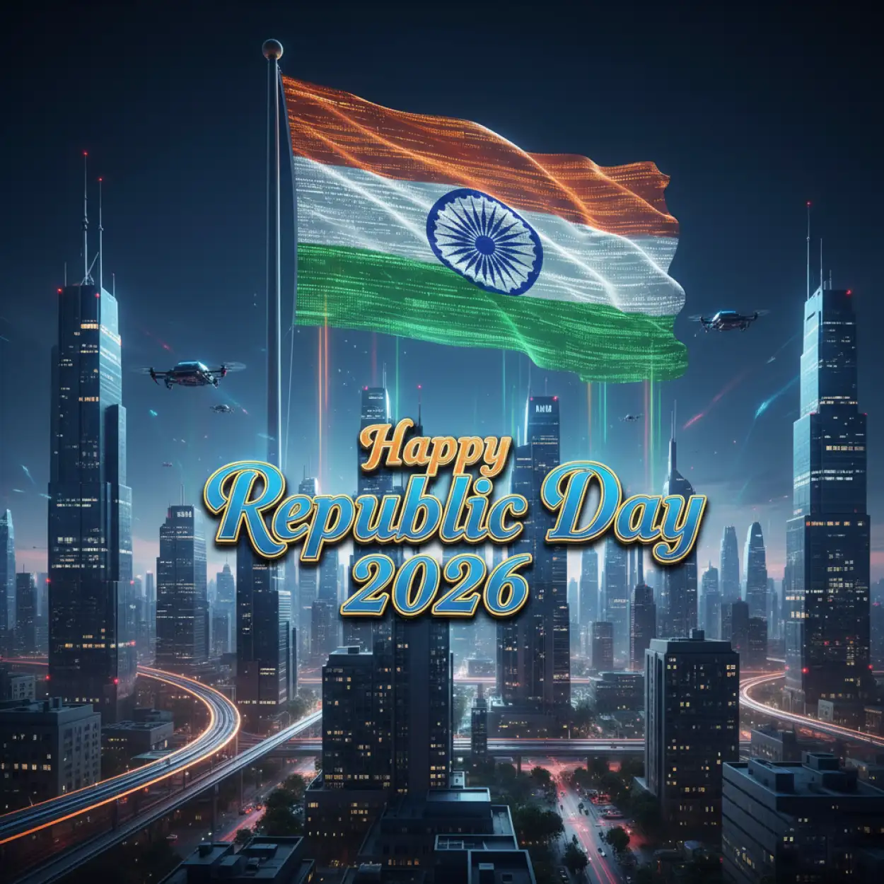 🔥 Happy Republic Day 2026 Republic Day Greeting Images Background Fre