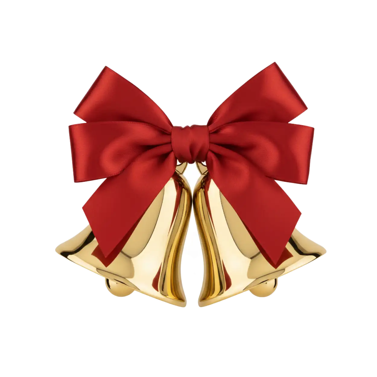 🔥 Shiny Gold Christmas Bells Png Clipart PNG Image Free Download 2026